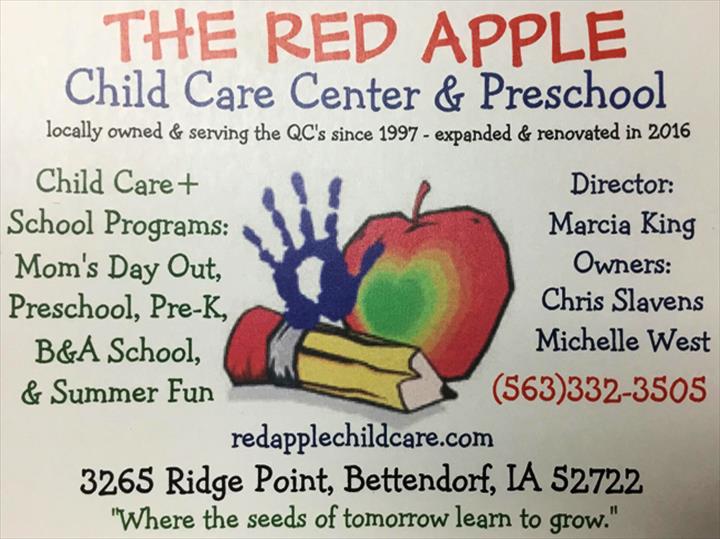 The Red Apple Child Care Center & Preschool - Bettendorf, IA